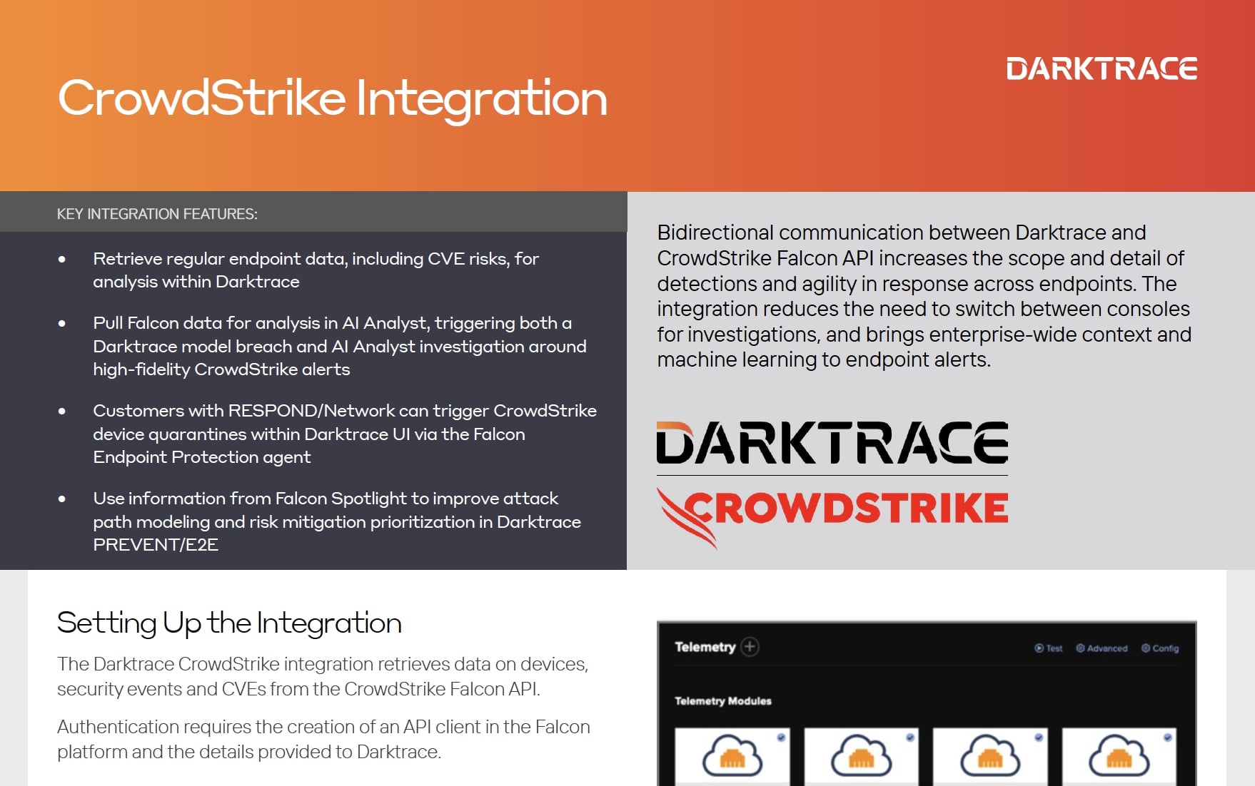 CrowdStrike Integration | Resources | Darktrace